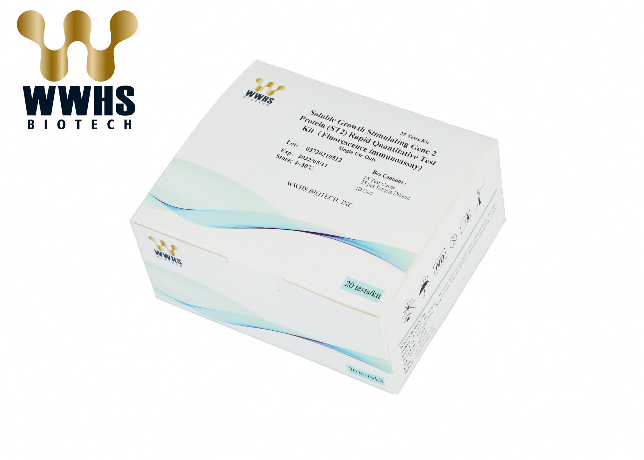 ST2 حقيقة زمن PCR Kits WWHS FIA Rapid Quantitative Test Kit 20T الفحص